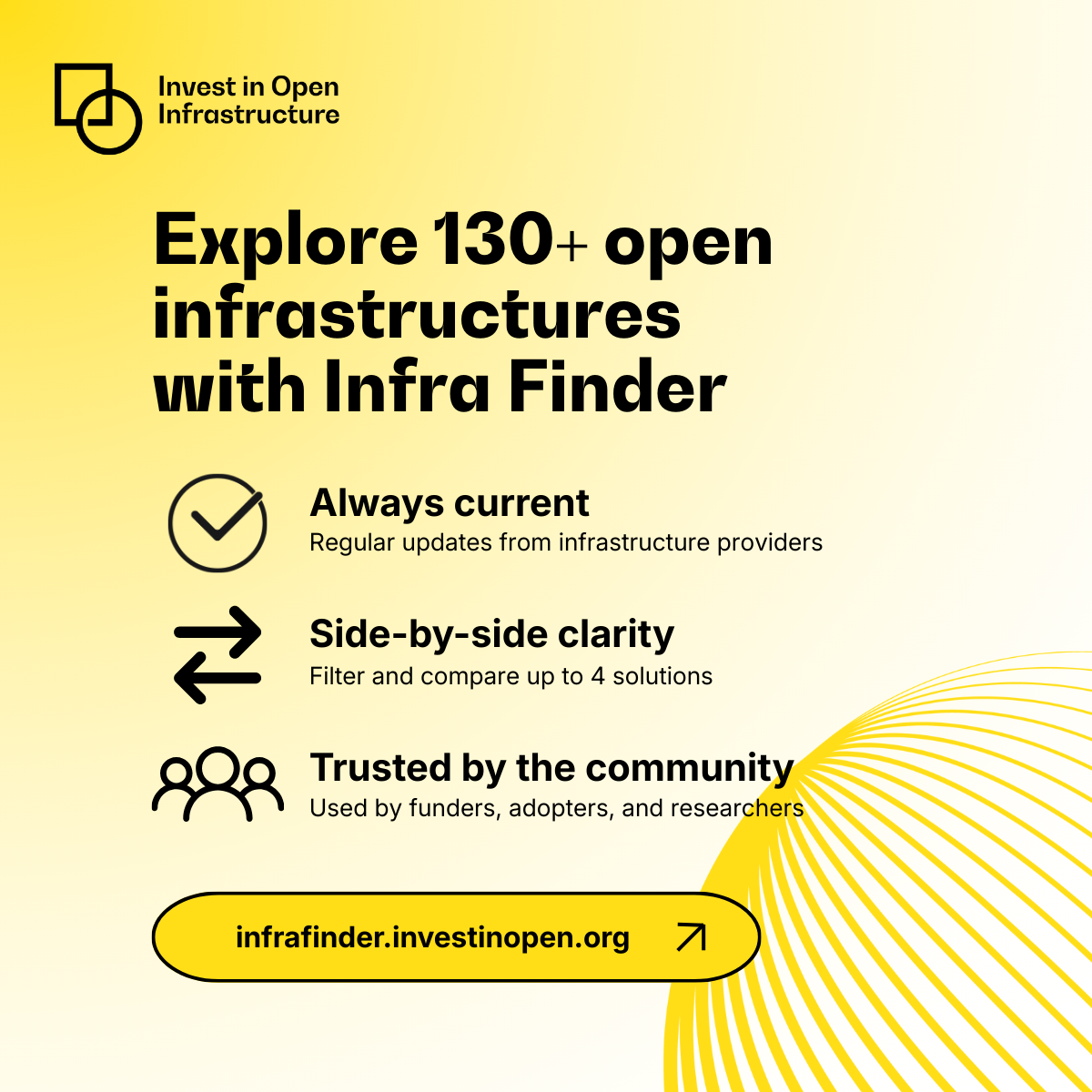Infra Finder Update: 134 Entries Now Available