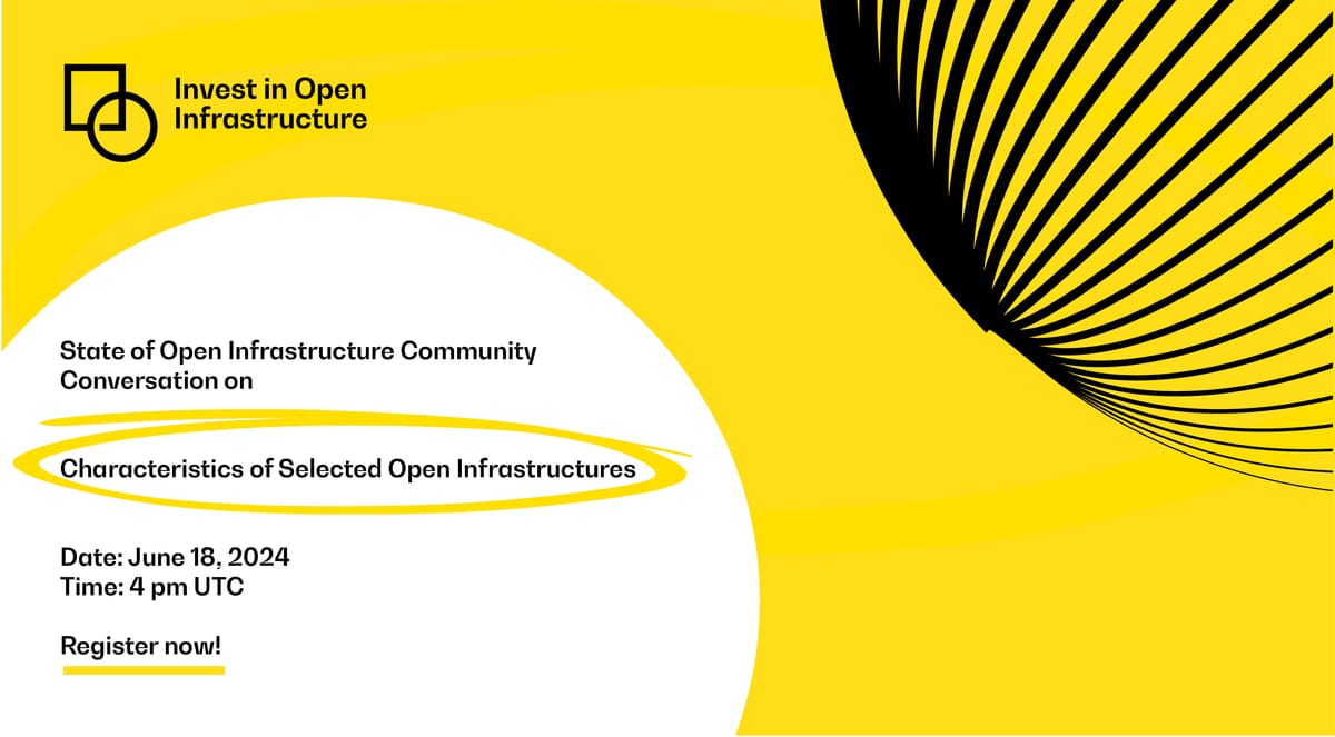 State of Open Infrastructure Community Conversation: Characteristics of ...